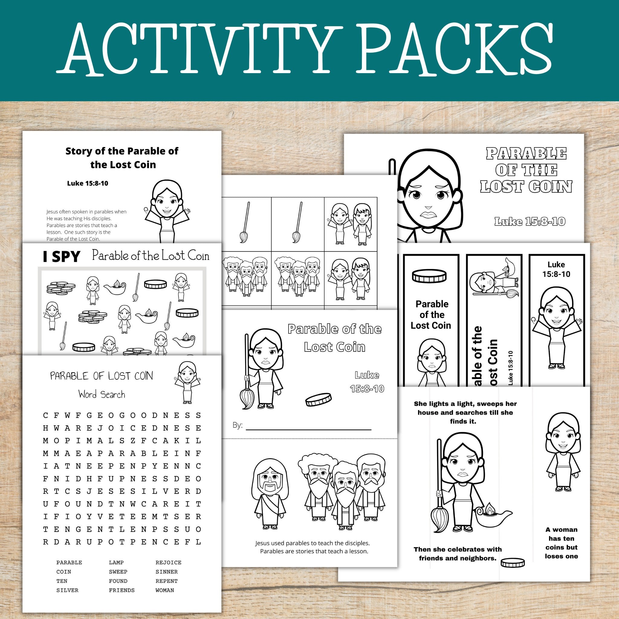 Activity Packs – Stored Up Treasure