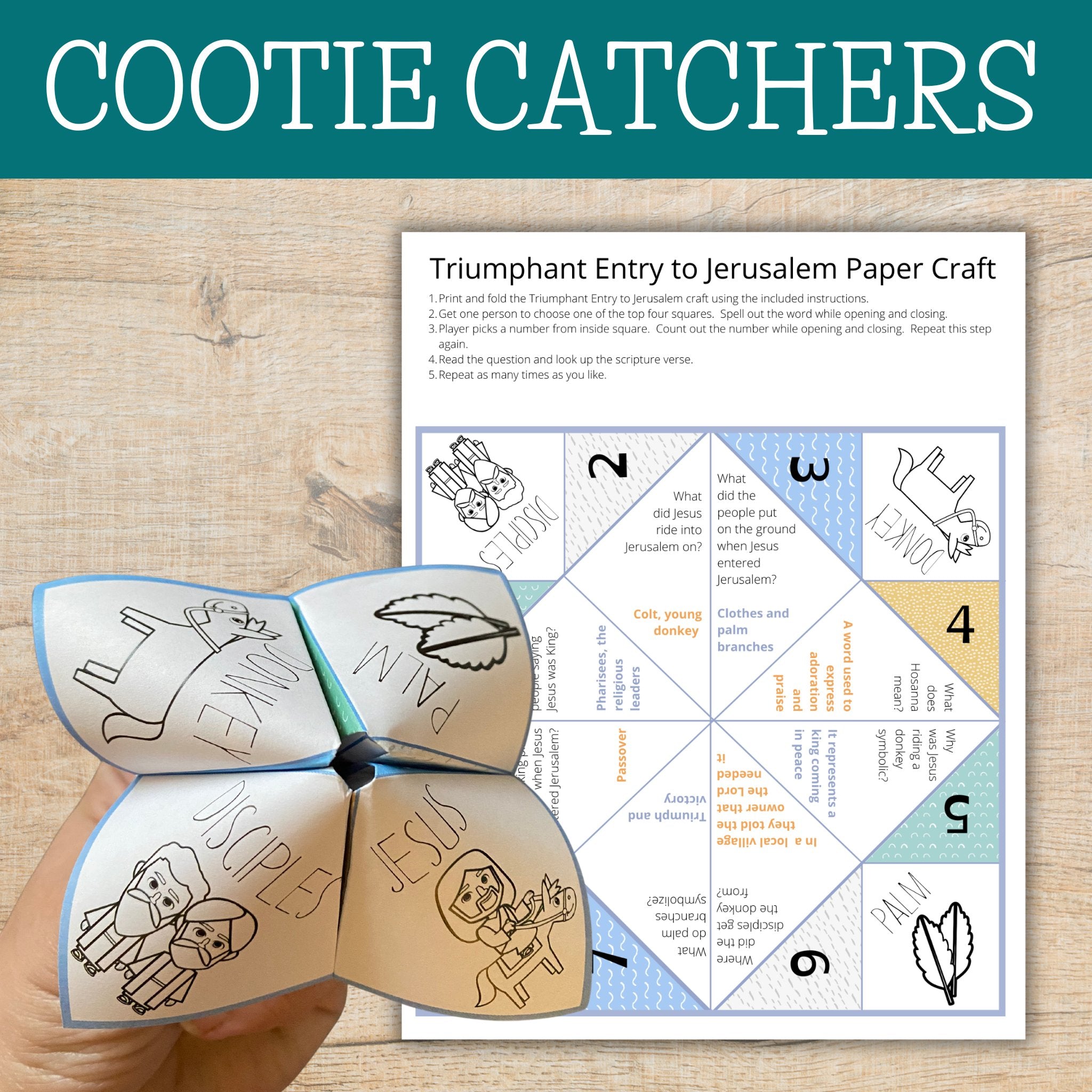 Cootie Catchers – Stored Up Treasure