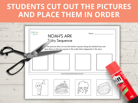 Bible Story Sequencing Activities – Stored Up Treasure