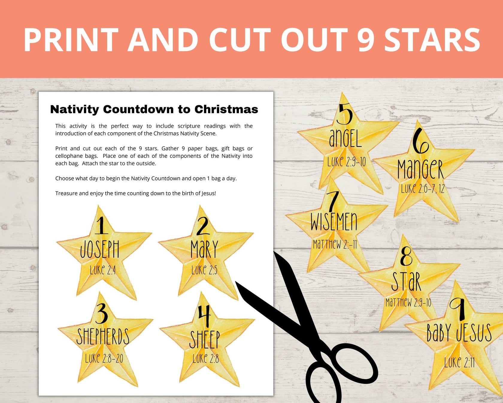 Nativity Countdown to Christmas – Stored Up Treasure