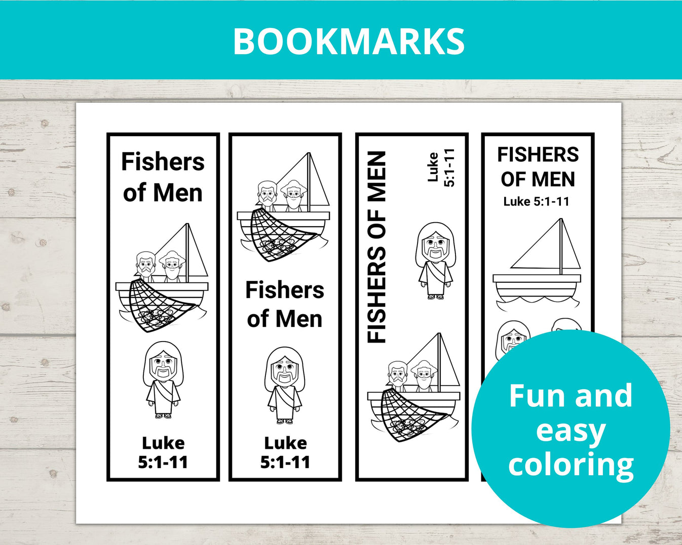 Fishers of Men Printable Activity Pack – Stored Up Treasure