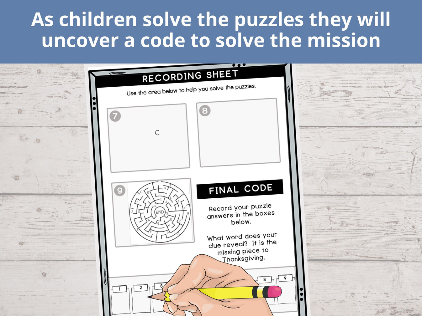 Fall Corn Maze Printable Escape Room for Kids - 9 puzzles – Stored Up ...