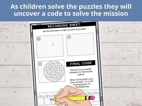 Fall Corn Maze Printable Escape Room for Kids - 9 puzzles – Stored Up ...