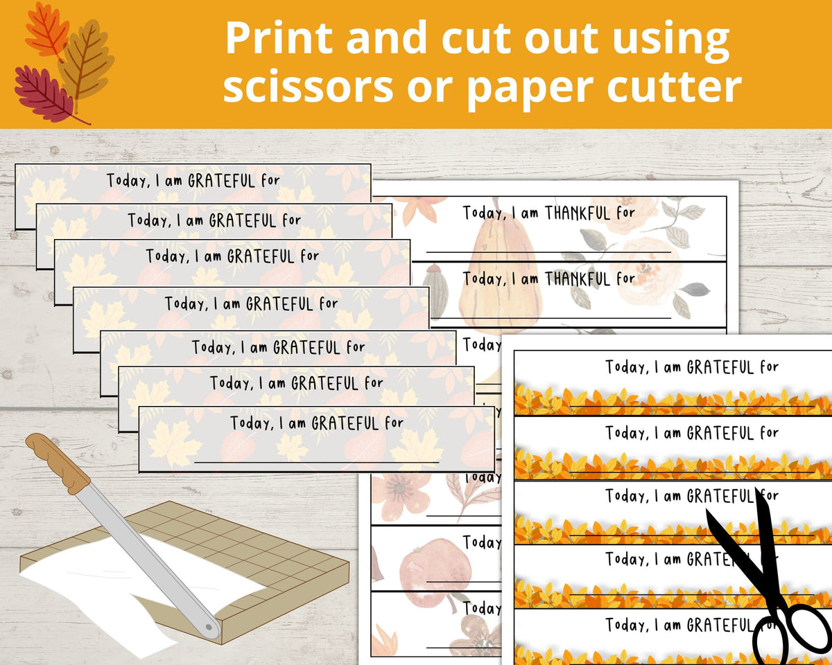 Thanksgiving Printable Gratitude Paper Chain – Stored Up Treasure
