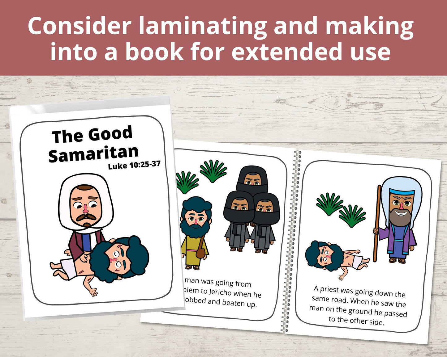 Good Samaritan Printable Posters and Coloring Pages – Stored Up Treasure