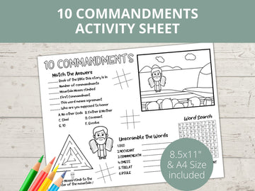 Activity Pages – Stored Up Treasure