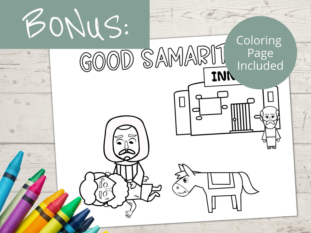 Good Samaritan Printable Activity Page – Stored Up Treasure